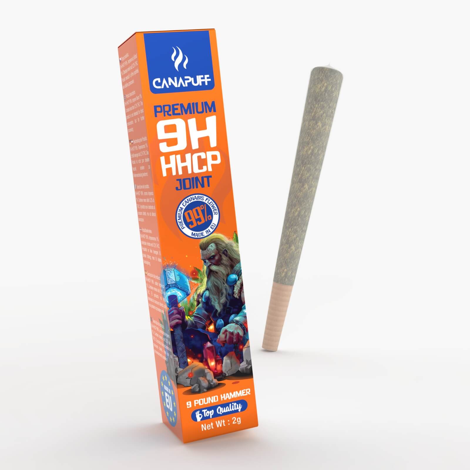 9H-HHCP Joint 9 Pound Hammer – 2g Knockout Roll
