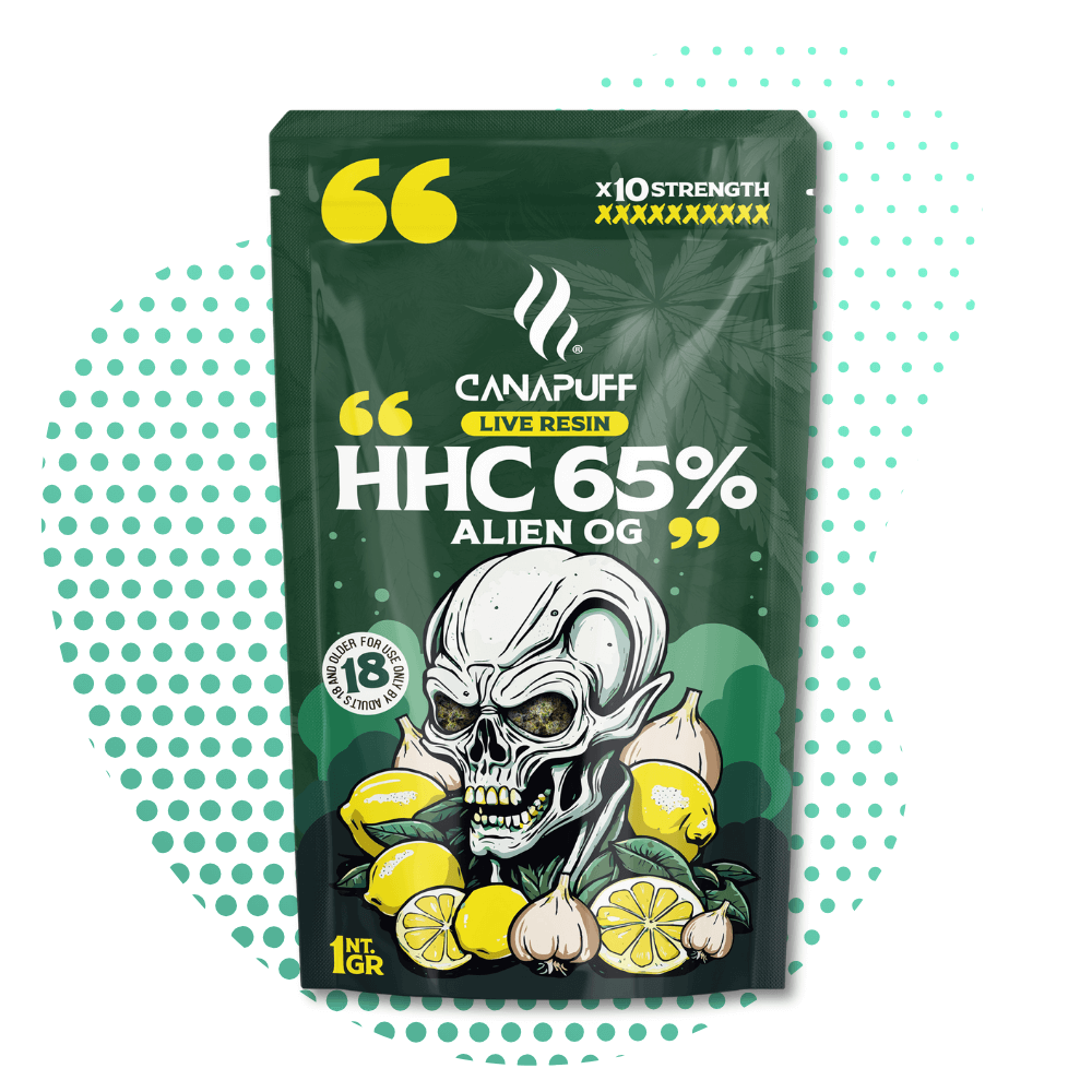 HHC Blomst 🌿 | Alien OG 65% blomster - Pure Bliss