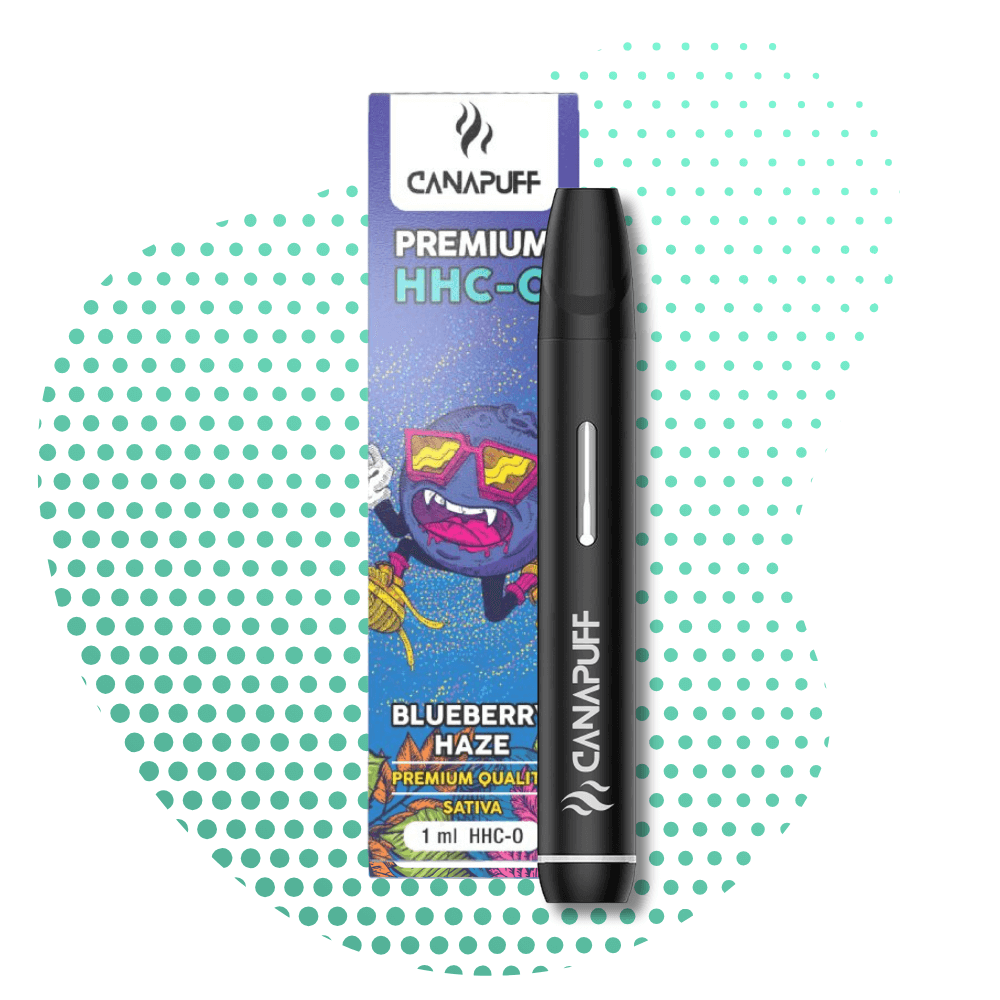 HHC-O Blueberry Haze 96% - Sweet Serenity 🍇 köp 😊
