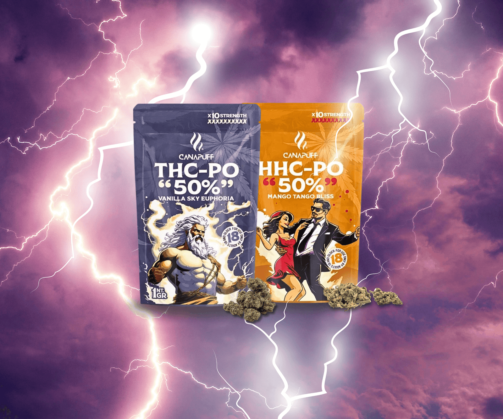 Canapuff Brand for CBG9 THP420 THCV THCP H4CBD & CBD