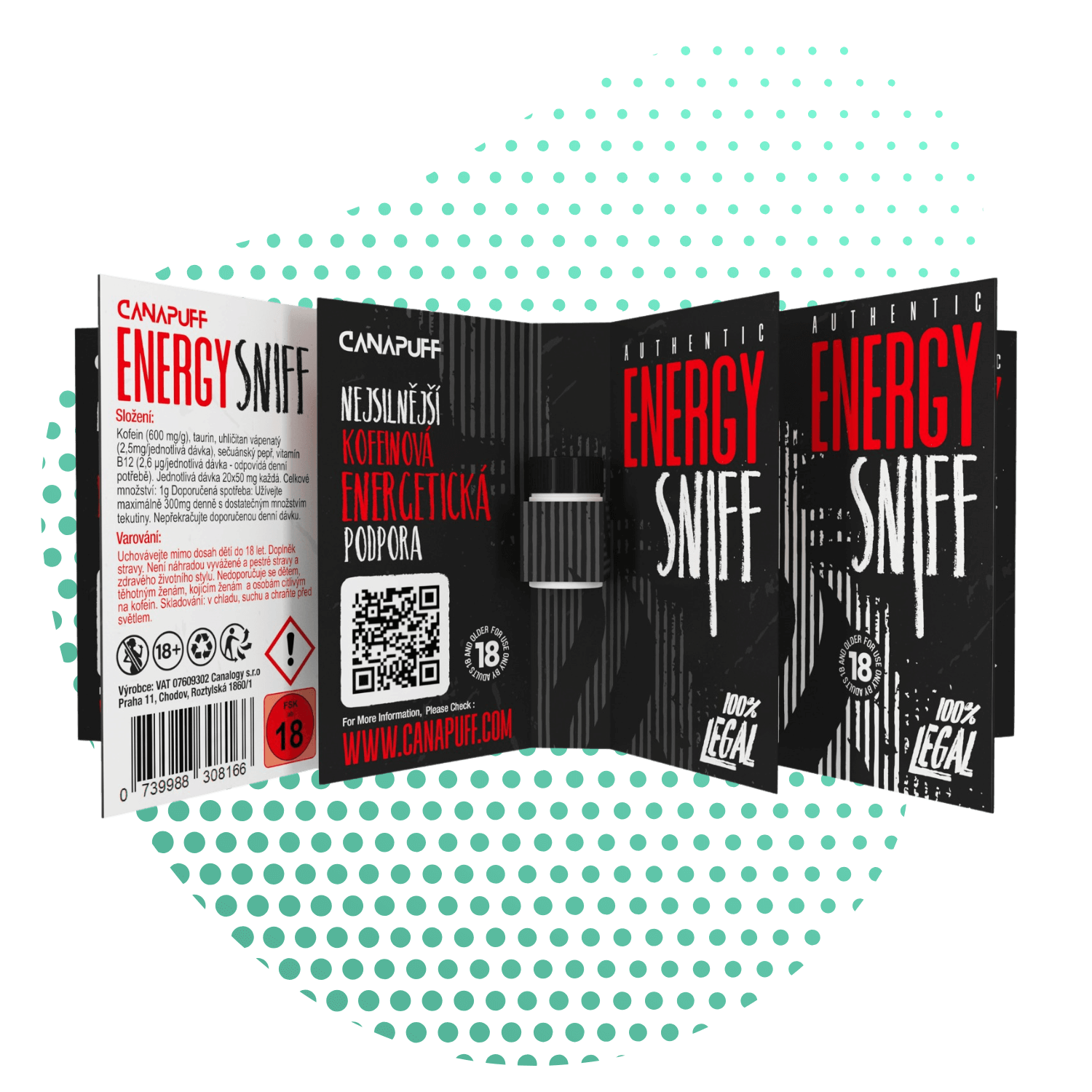 Energy Sniff by Canapuff | Intense Focus & Caffeine Rush