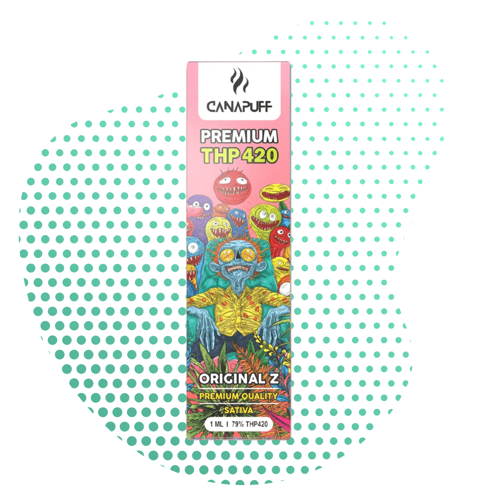THP420 Vape Cartridge: Original Z 79% 💨 | Canapuff