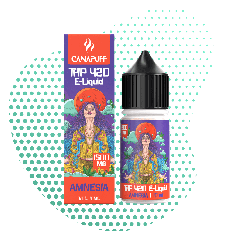 Commandez THP420 Liquide 1% 500mg Amnesia - Canapuff